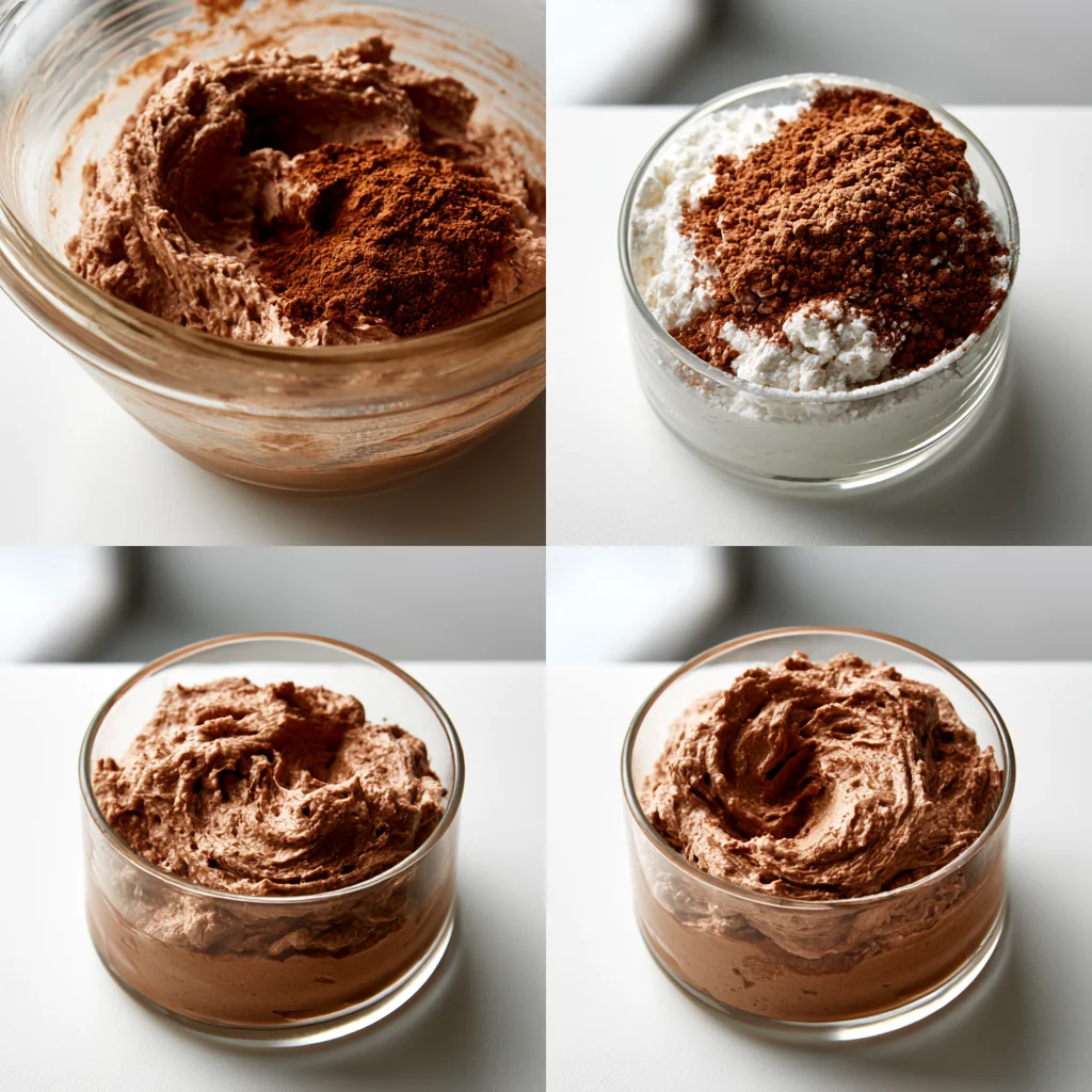 Cottage Cheese Chocolate Mousse Creamy High Protein Dessert | Lean By Plat