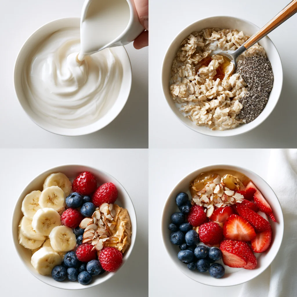 High Protein Breakfast Without Eggs or Protein Powder | Lean By Plat